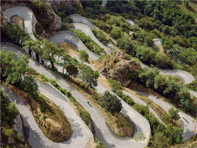 Top Ten Craziest Switchback Cycle Climbs in the World
